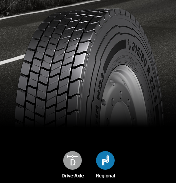 Continental Hybrid HD3 22.5 | TAYARMART | The Tyre Specialist!